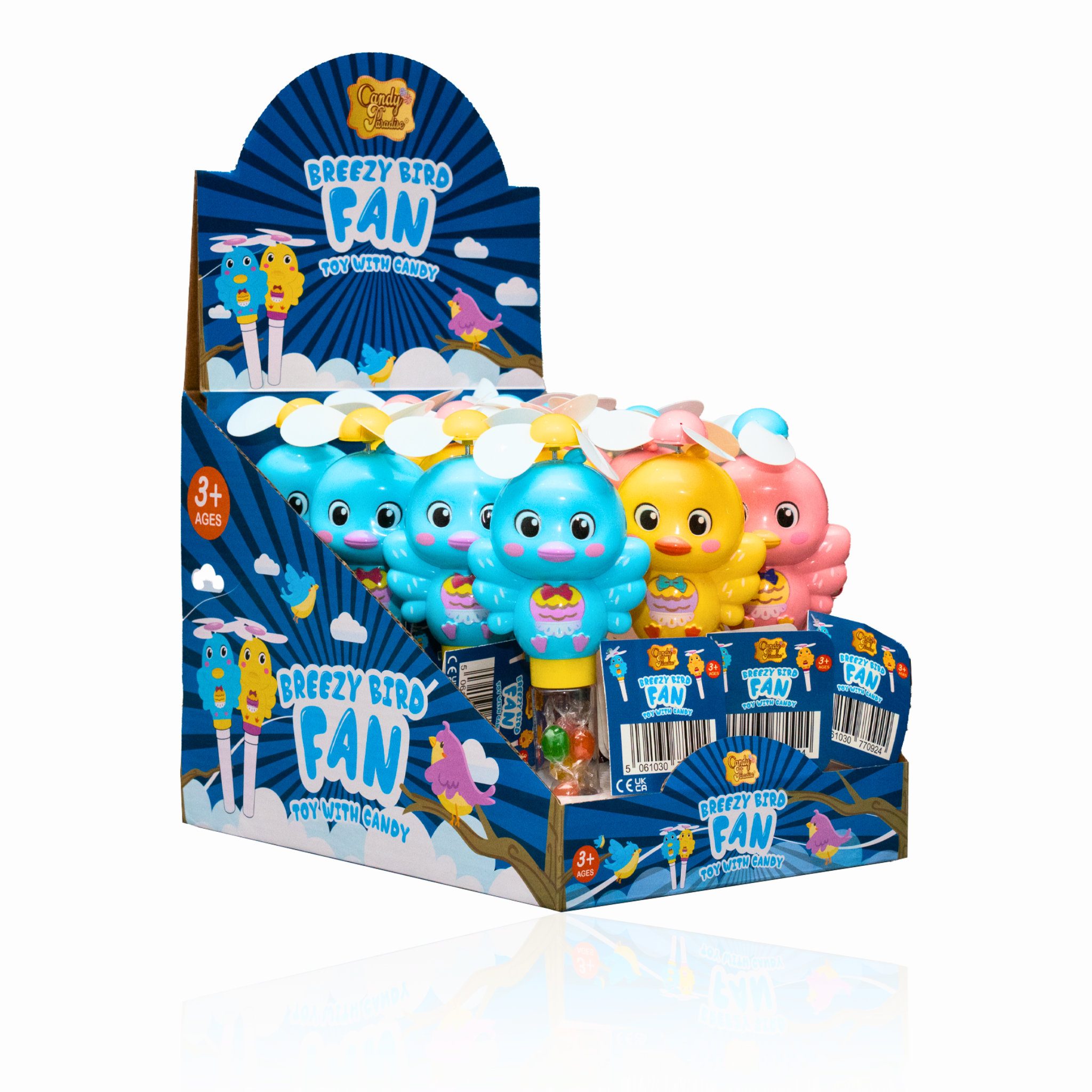 Candy Paradise Toy With Candy Breezy Bird Fan 10g – KKB Großhandel